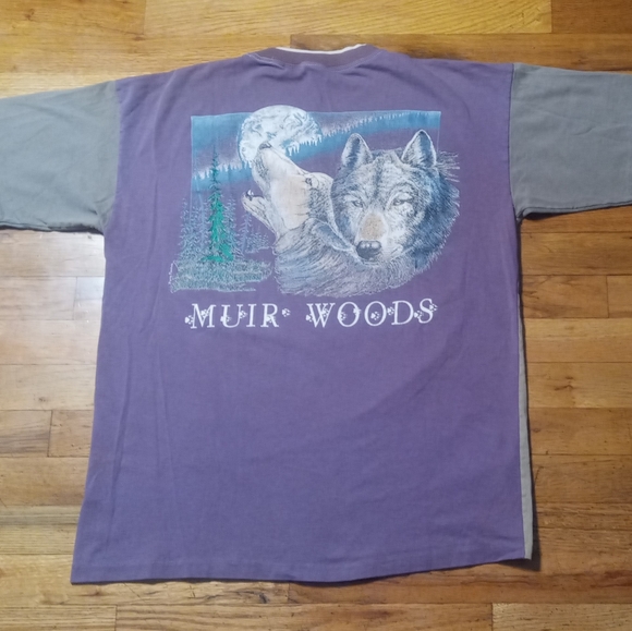 Prairie Mountain | Shirts | Vintage 8s Single Stitch Colorado Wolf ...